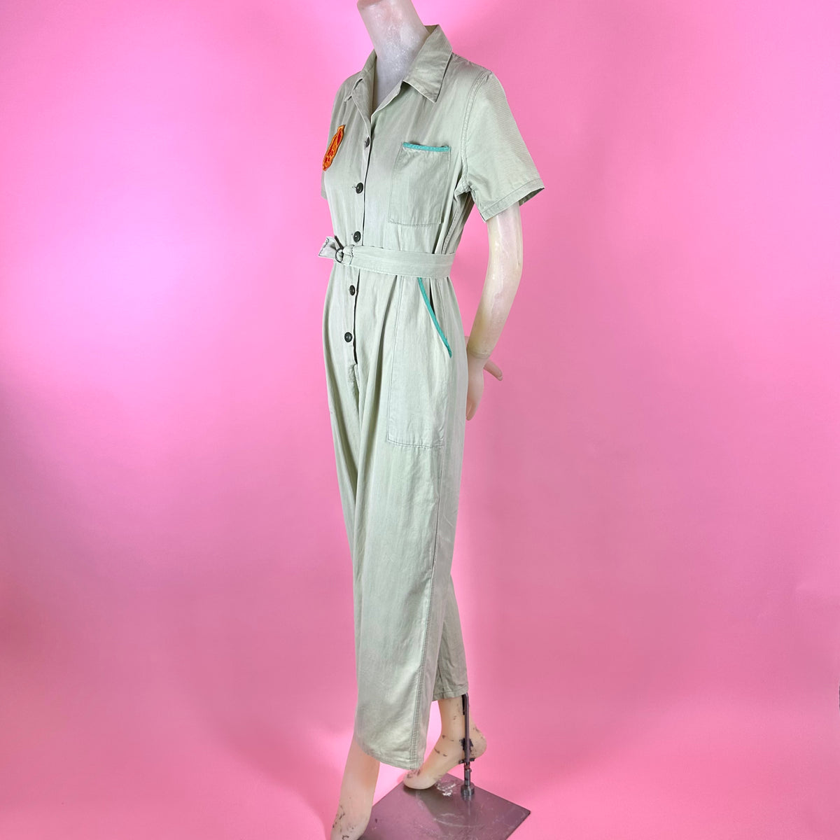 WW2 era 1940s Jacob’s Aircraft Engines Pale Green Factory Coveralls ...